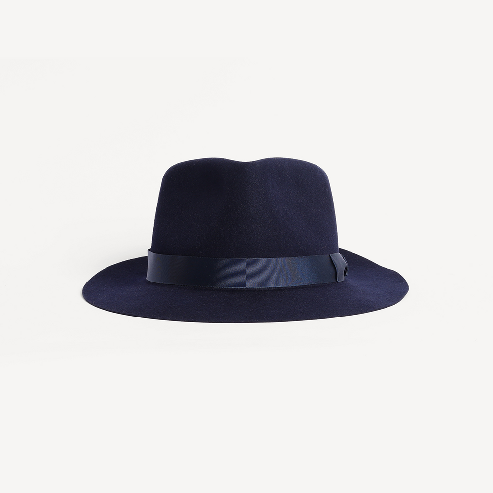 Adeney Fedora Hat - Navy