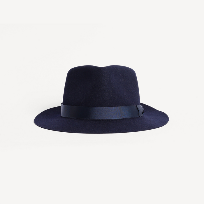 Adeney Fedora Hat - Navy