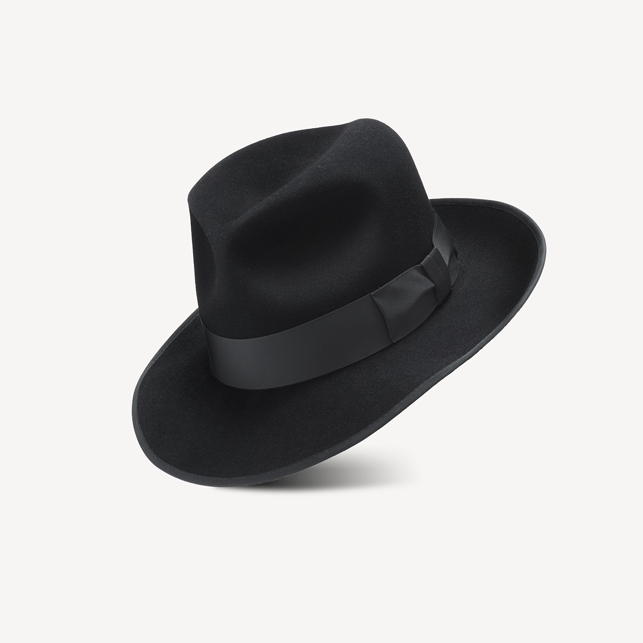 The Major - Black Rabbit Fur Felt Hat